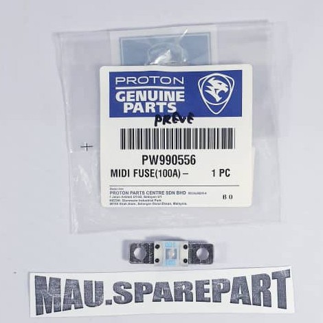 MIDI FUSE (ORIGINAL) PROTON PREVE IRIZ EXORA SUPRIMA S (100A)(BLACK ...