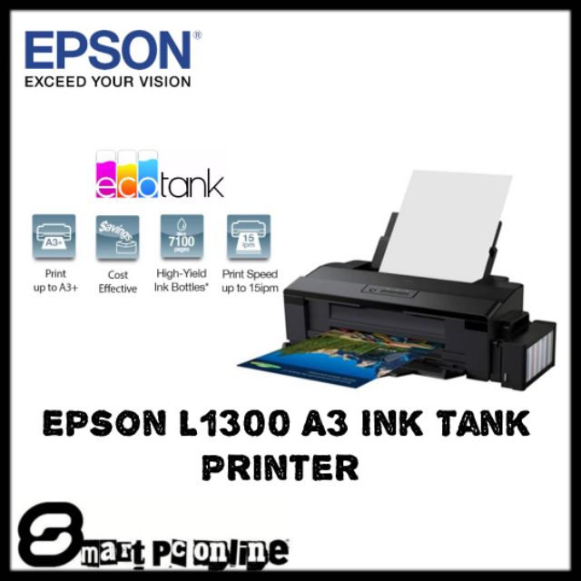 EPSON L1300 A3 Printer 4 COLOR Original Ink Tank | Shopee Malaysia