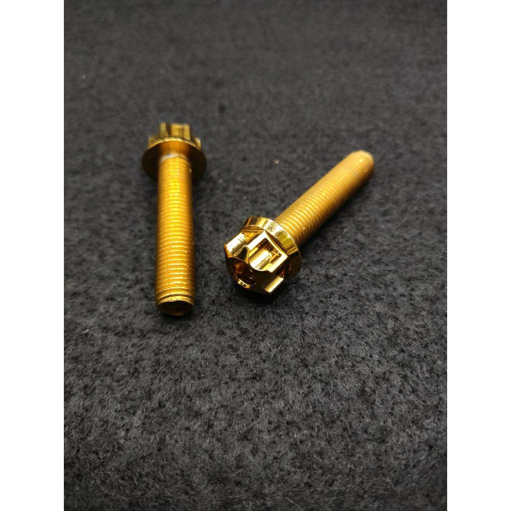 🇹🇭🔥 SKRU SAIZ 14/M10 GOLD ORIGINAL SC SIAM THAILAND CARBON STEEL 🇹🇭🔥 ...