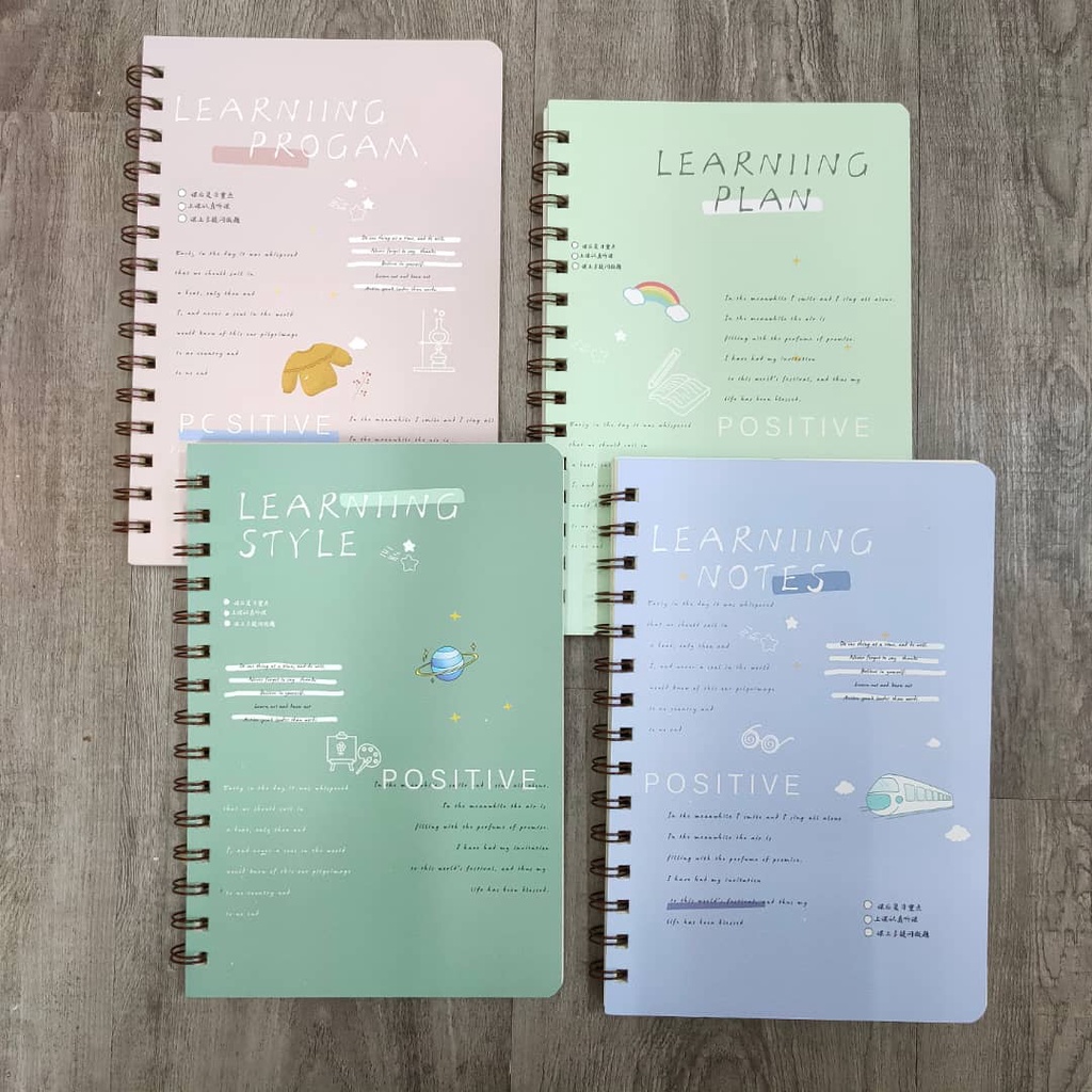 140pgs Learning Notebook / Journal / Buku Nota Line A5 Cute China ...
