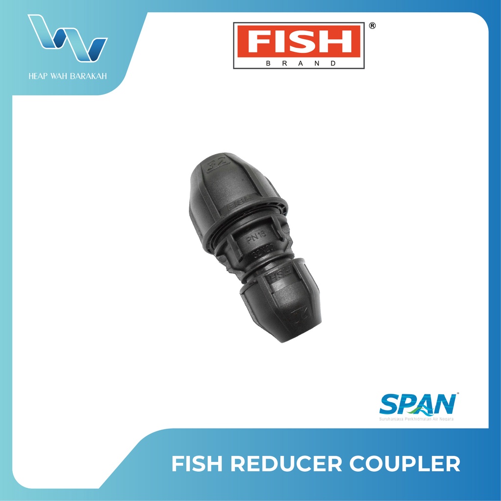FISH POLY REDUCER SOCKET FITTING PN16 (20MM - 40MM) POLY FITTING (SPAN ...