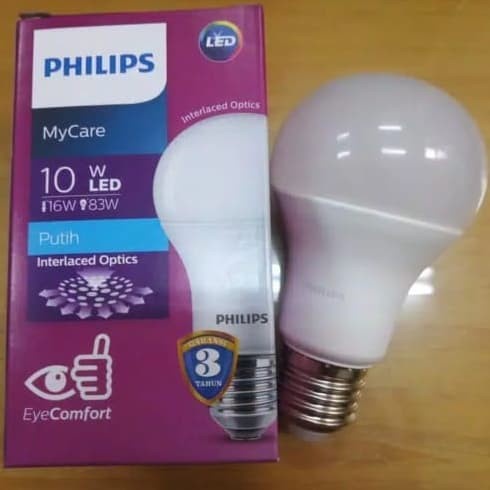 Philips LED Bulb 10W 10W 10Watt 10W CoolDayLight MyCare 1-year Official ...