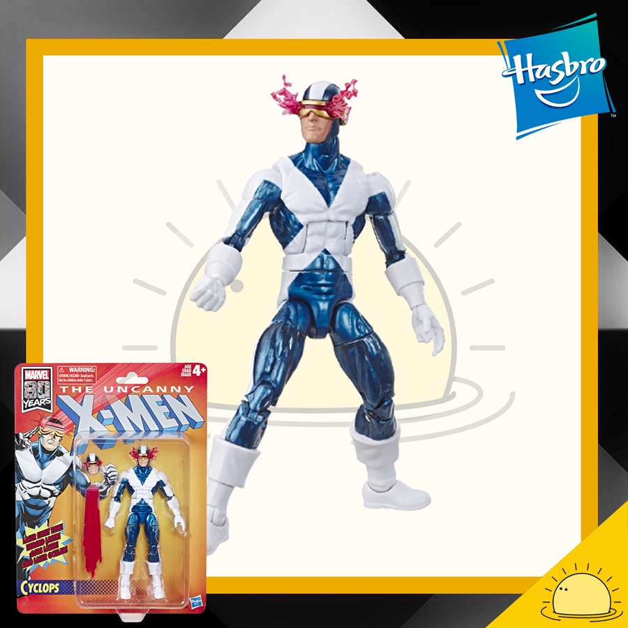 Marvel Retro 6"-Scale Fan Figure Collection Cyclops (X-Men) Action Toy ...