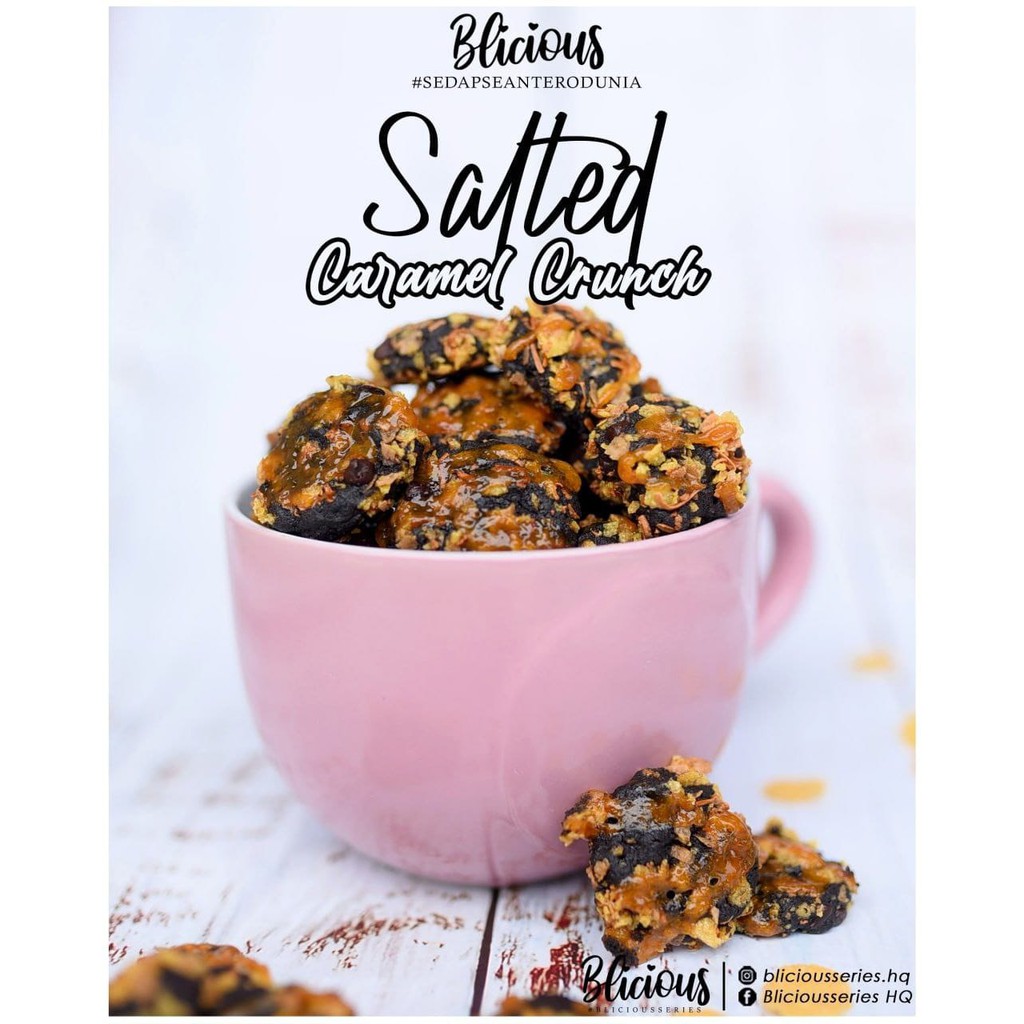 SALTED CARAMEL CRUNCH Kuih Biskut Raya Cocoa Coconut Cornflakes by ...