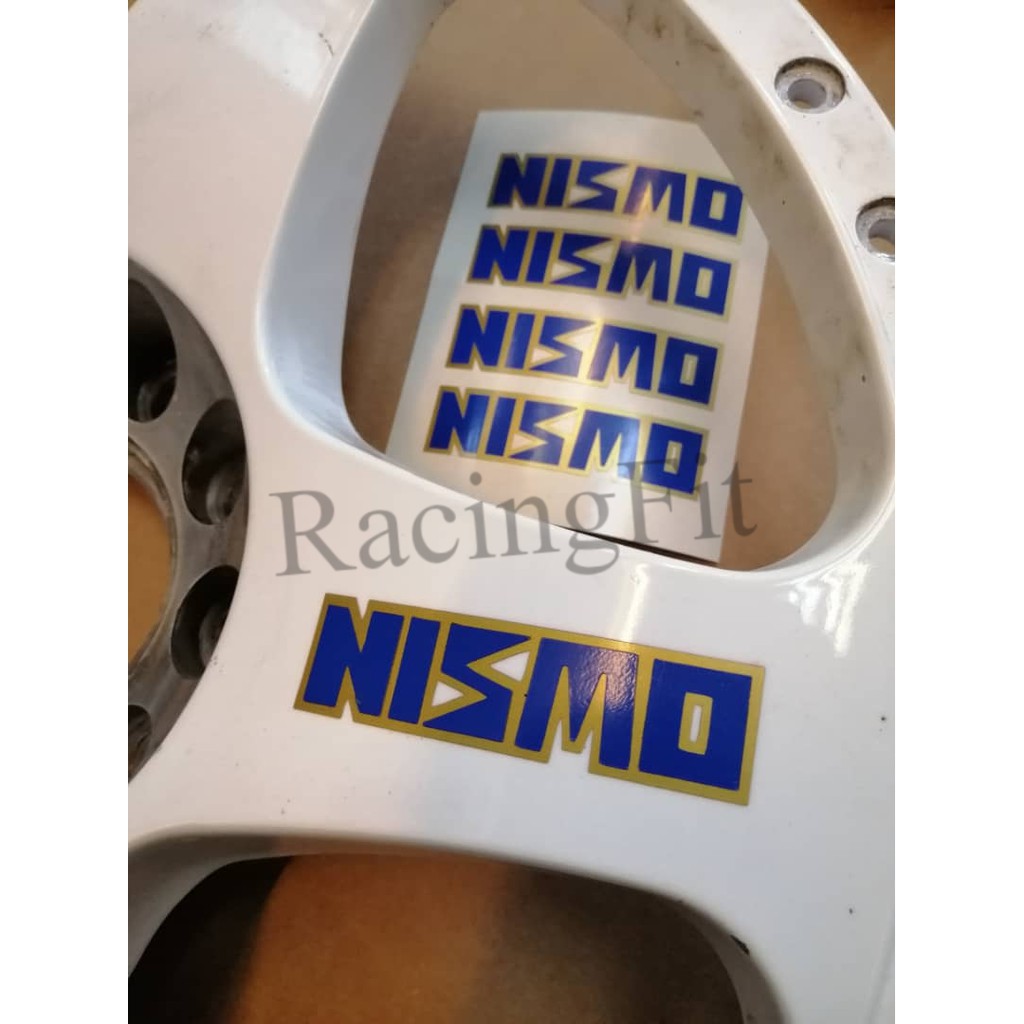 Nismo LM-GT2 Nismo LM GT1 Wheel Spoke Decals Sticker Rim Sticker Tahan ...