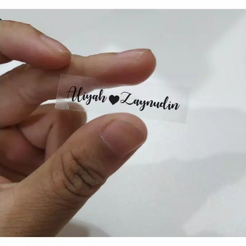 Souvenir Label Sticker/Transparent/Transparent Label Sticker/Name ...