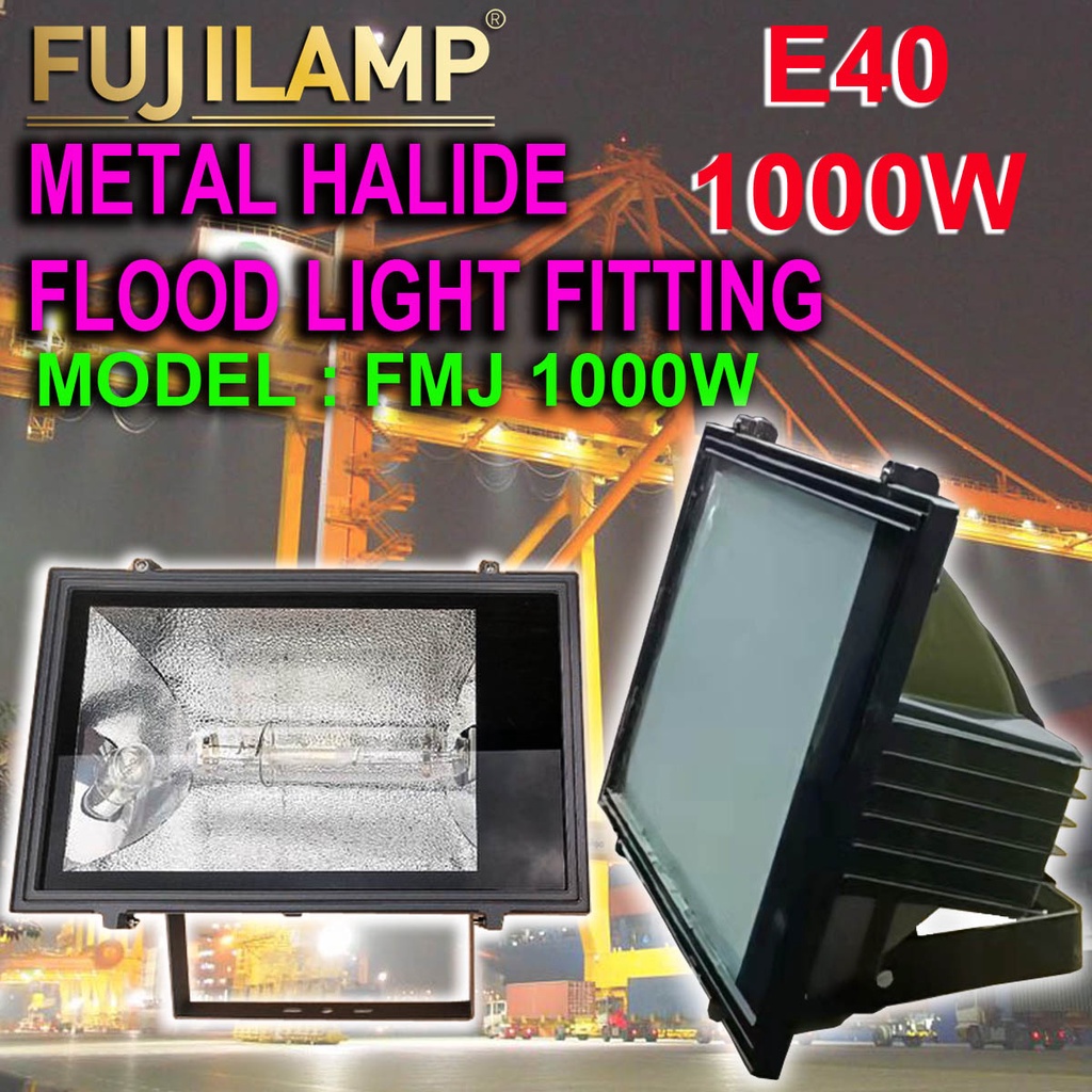 [local seller] Metal Halide Flood Light Fitting 1000W | Shopee Malaysia