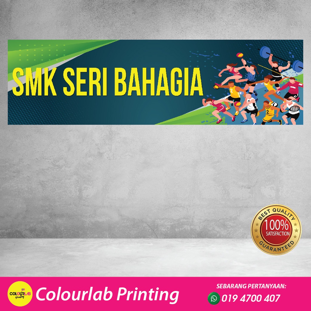 Banner stor sukan sekolah rendah / menengah | Shopee Malaysia
