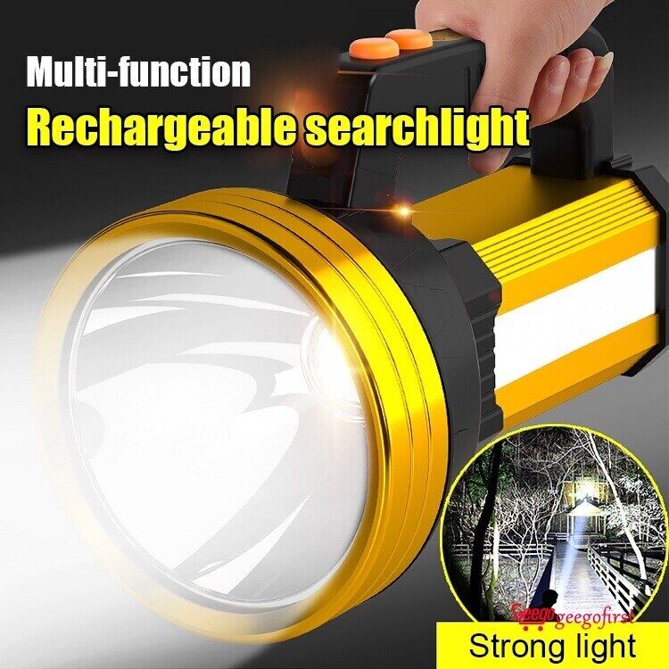 lampu suluh led torch light super bright flashlight 100000 lumen strong ...