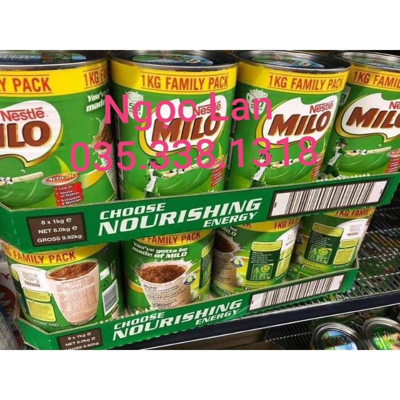Milo NESTLE VALUE PACK AUSTRALIA - 1 KG BOX | Shopee Malaysia