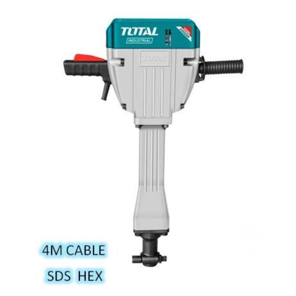 TOTAL Demolition Breaker 2200W TH220502 Industrial | Shopee Malaysia