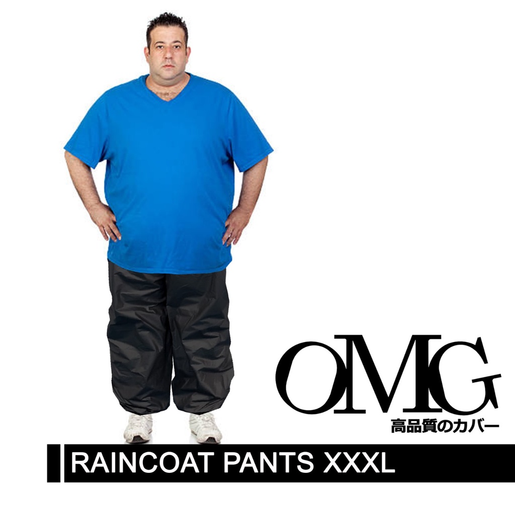 OMG Super Jumbo Large Raincoat Trousers XXXL Japan Quality | Shopee ...