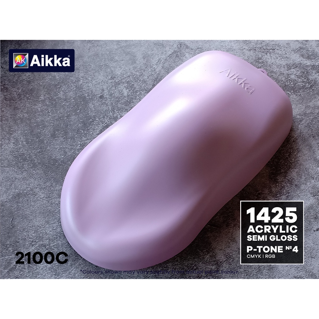 AIKKA Paint PANTONE Colour 2100C / 1425 ACRYLIC SEMI GLOSS PAINT ...
