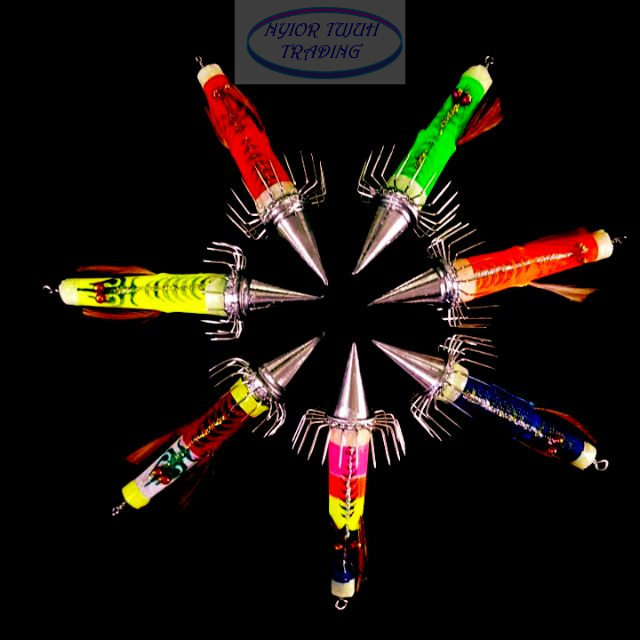 Pemberat candat sotong 120g 150g glow in dark / candat roket / twist ...