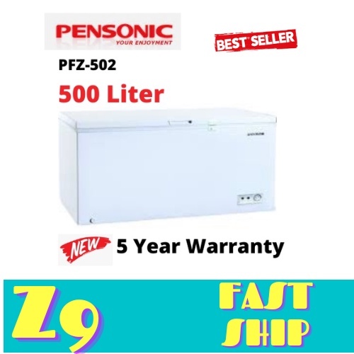 PENSONIC CHEST FREEZER 500L PFZ-502 | Shopee Malaysia