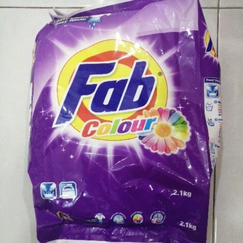 Sabun Fab with freshness of Colour Laundry Detergent Powder (2.1kg ...