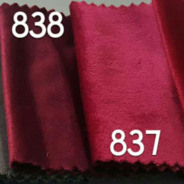 FABRIC VELVET / KAIN BALDU KUALITI TERBAIK PELBAGAI WARNA (bidang 60 ...
