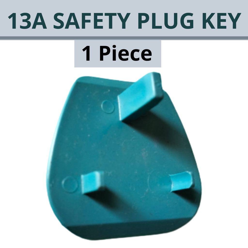 13A 2 Pin Converter Adaptor Safety Plug Key Protection 3 Pin Plug Cover ...