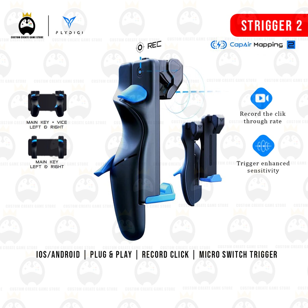 Flydigi Shadow Stinger CapAirMapping 2 Trigger For IOS/Android ...
