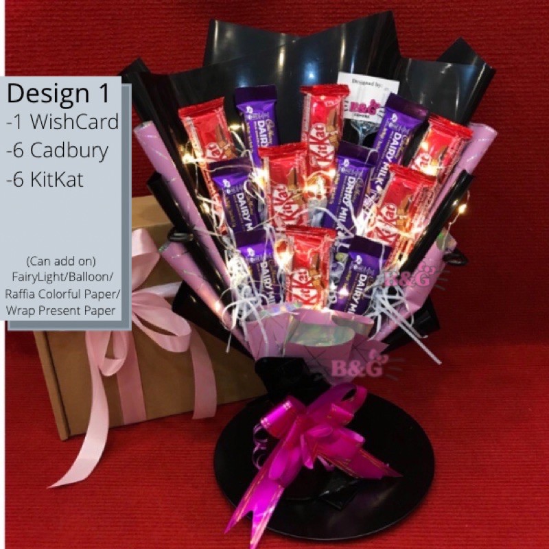 Chocolate Bouquet Birthday Convo Soap Rose Balloon Fairy Gift Box ...