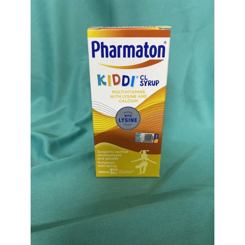 Pharmaton Kiddi Syrup 100 ml / 2 bots /3 bots exp 10/2024 | Shopee Malaysia
