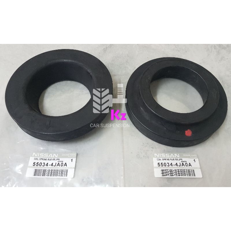 NISSAN JAPAN- 1 SET 2PCS- REAR COIL SPRING RUBBER UPPER - NISSAN NAVARA ...