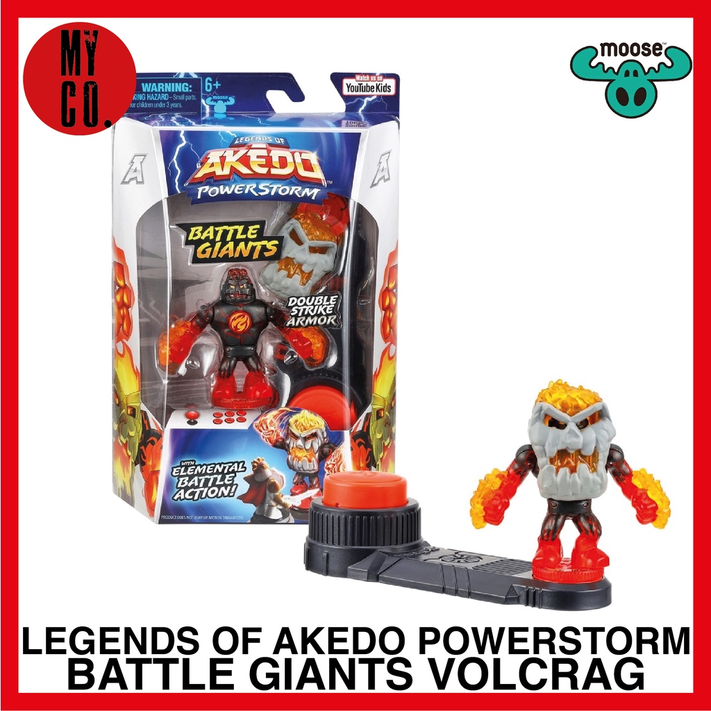 LEGENDS OF AKEDO POWERSTORM BATTLE GIANTS MOOSE TOYS SHATTERCLAW TREMOR ...
