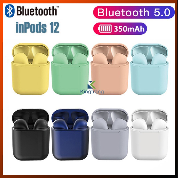 My Shop Original TWS i12 Wireless earphone Bluetooth Colorful HiFi ...