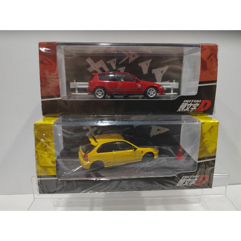 Hobby Japan Initial D Honda Civic EG6 & EK9 Set (Lot of 2 pcs) | Shopee ...