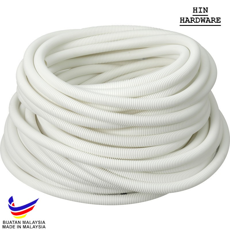 HIN 20mm CYBER PVC Conduit Corrugated Flexible Pipe Flexible Electrical ...