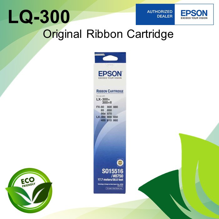 Epson LQ-300/300+/300+II/LQ-570+/580/870 Original Ribbon Cartridge ...