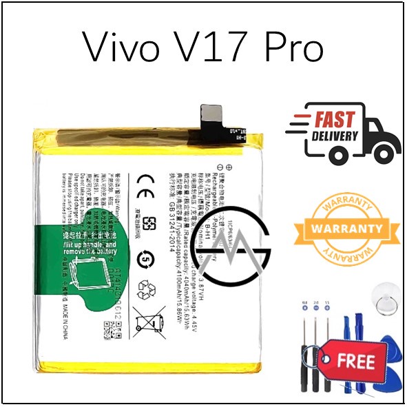 Vivo V17 Pro Battery BATERI B-H1 (4100 mAh) | Shopee Malaysia