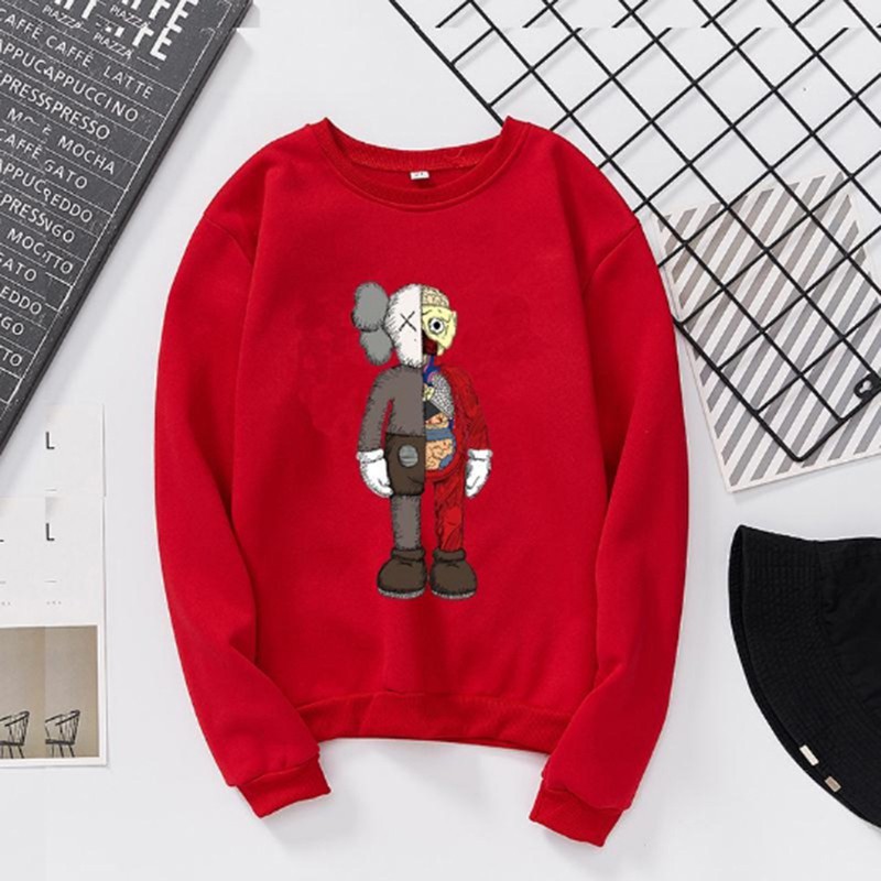 INFINITE Reday KAWS Sesame Street Couple Sweaters Autumn Winter Sweeper ...