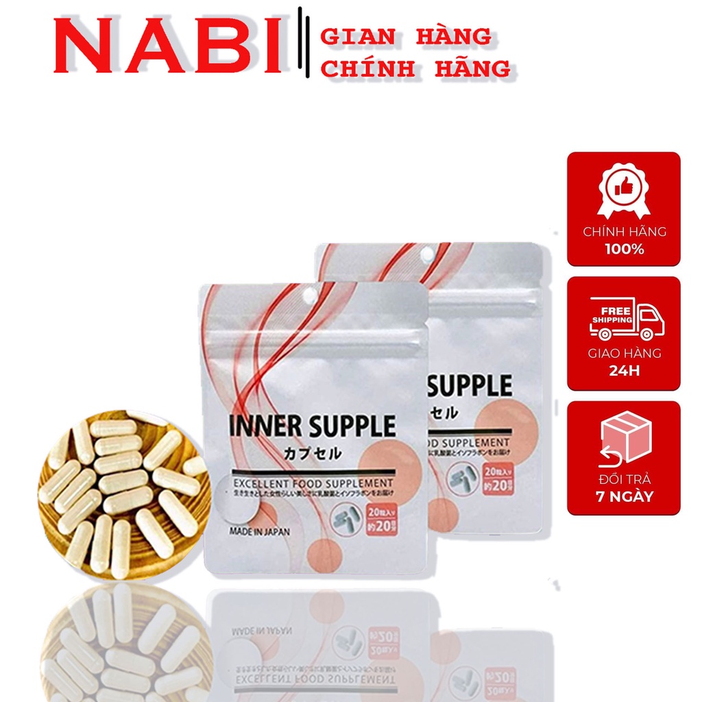 Inner Supple Excellent food hormone balancing pills - 20 pills - JAPAN ...