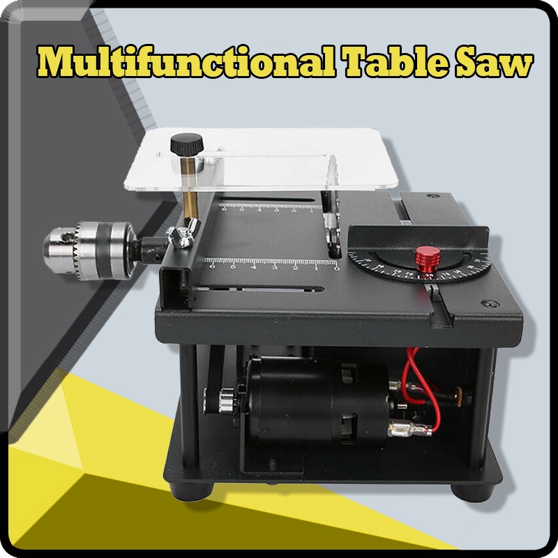 Multifunctional Table Saw Mini Desktop Electric Saw Cutter Speed Angle ...