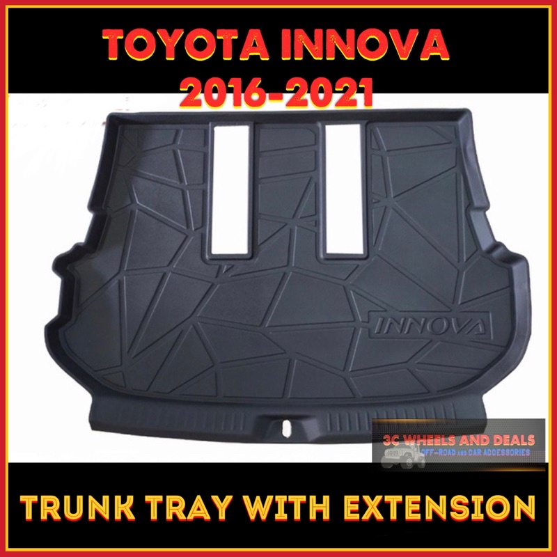 TOYOTA INNOVA 2016-2021 TRUNK TRAY WITH EXTENSION (NEW DESIGN) | Shopee ...