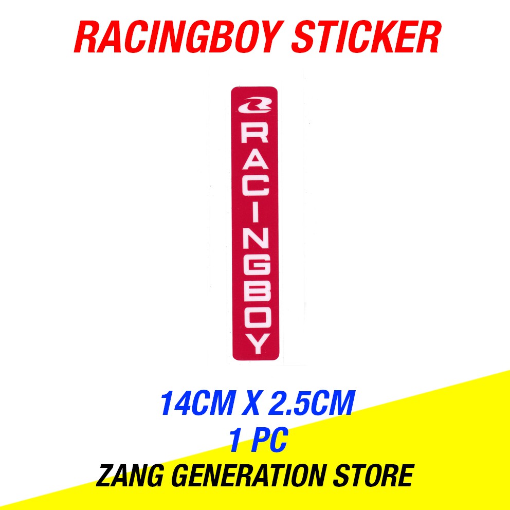 PVC STICKER RCB RACING BOY STICKER | Shopee Malaysia