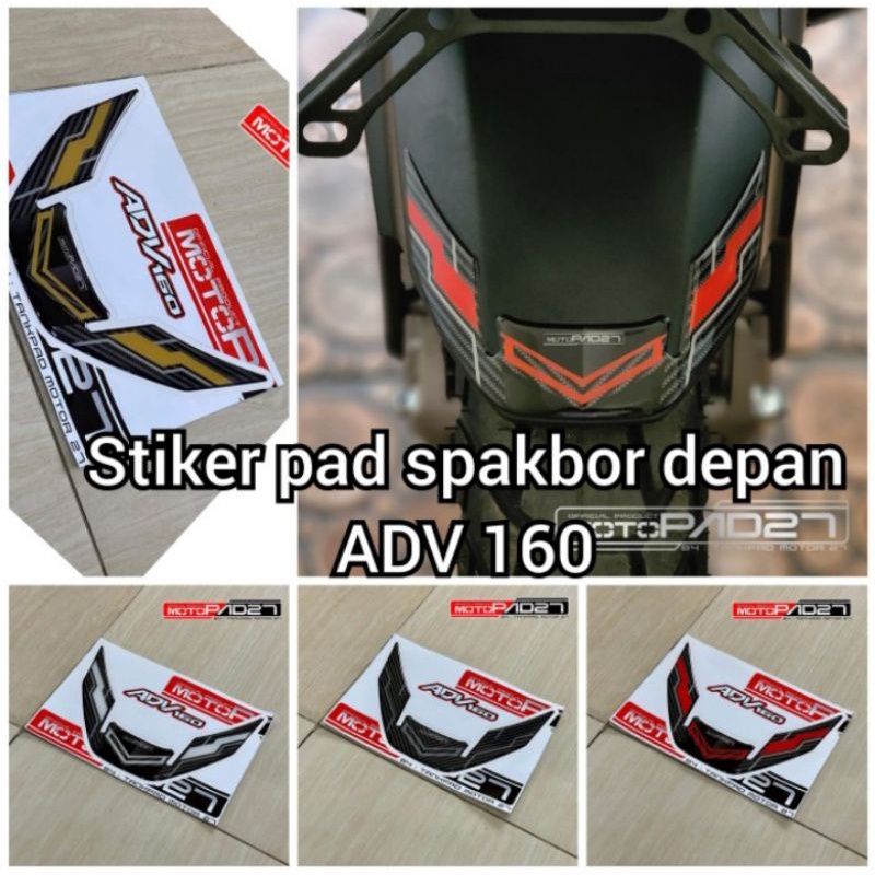 Honda ADV 160 premium front fender embossed resin sticker | Shopee Malaysia