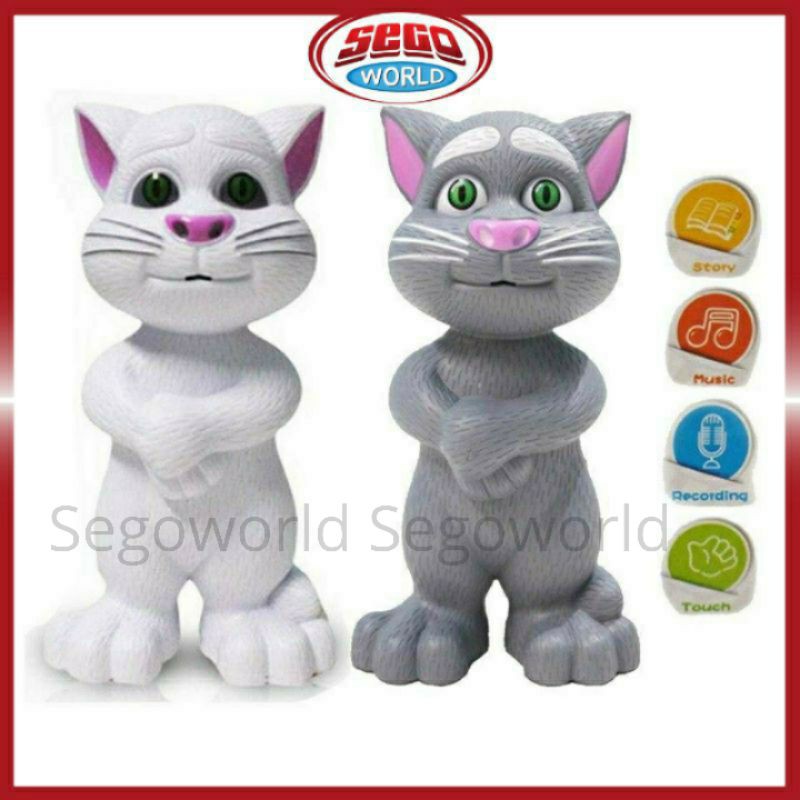 Intelligent Talking Tom Cat Story tell Record Response Sing Toys toy ...