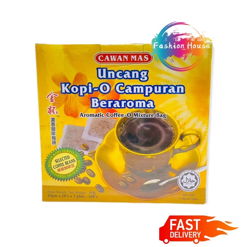 Cawan Mas Uncang Kopi-O Campuran Beraroma 100's ( HALAL) | Shopee Malaysia