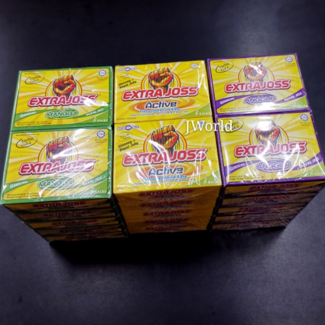 EXTRA JOSS EXTRAJOSS E-JUSS ACTIVE / ANGGUR / MANGGA (10 BOXES X 6 ...