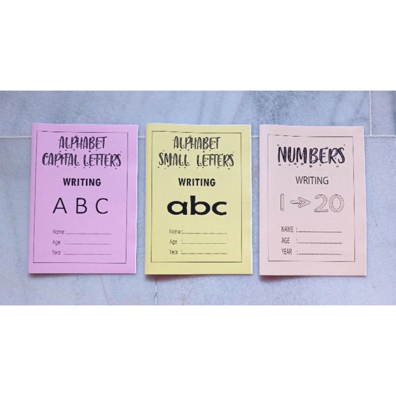 📒ABC Buku Latihan Menulis abc dan 123📒ABC 123 WRITING BOOK 1 set 6 ...