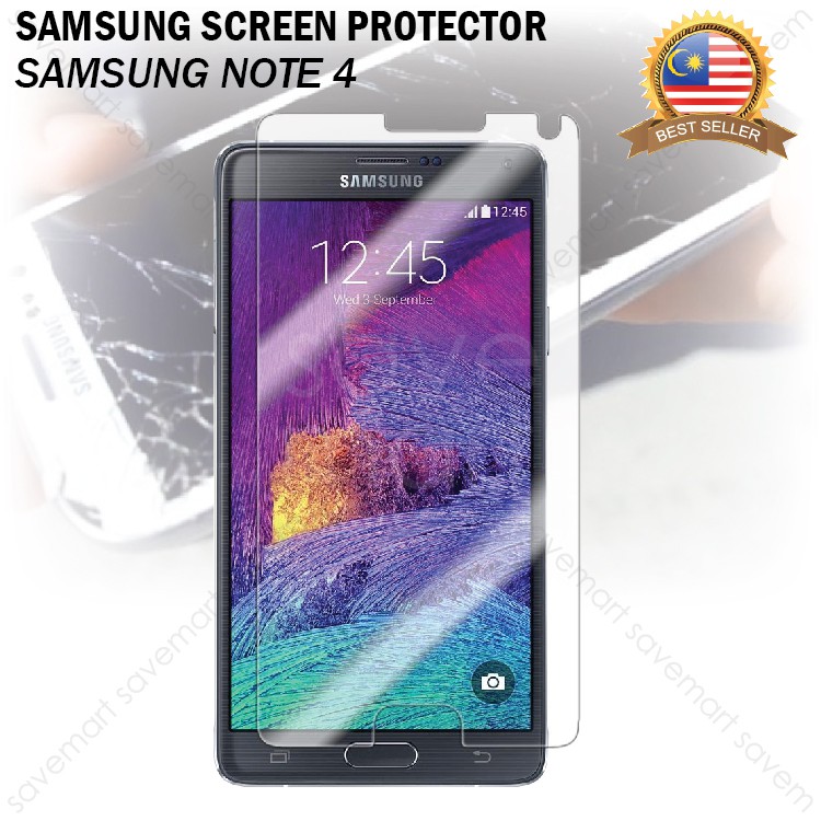 Screen Protector Samsung NOTE 4 Screen Guard Transparent White ...