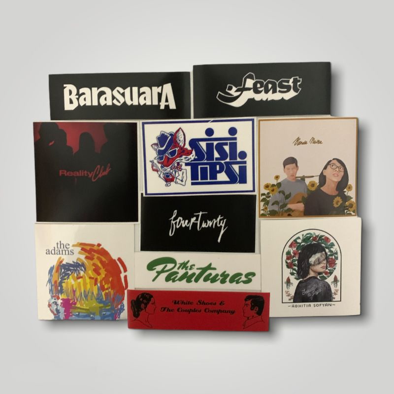 Sticker Pack Band Indie (The Adams, Mocca, Banda Neira, Bara Suara ...