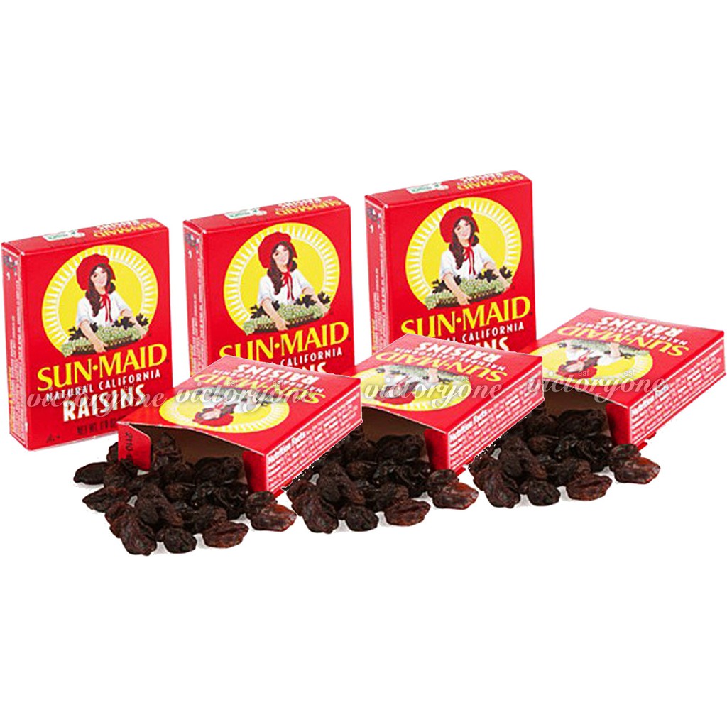 Sun Maid Raisins Mini Snack Boxes 14g x 9 Packs /12 Packs / 14 Packs ...