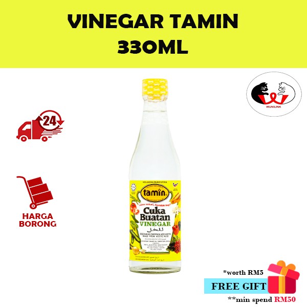 TAMIN Cuka Buatan (330ML)/TAMIN Vinegar (330ML) | Shopee Malaysia