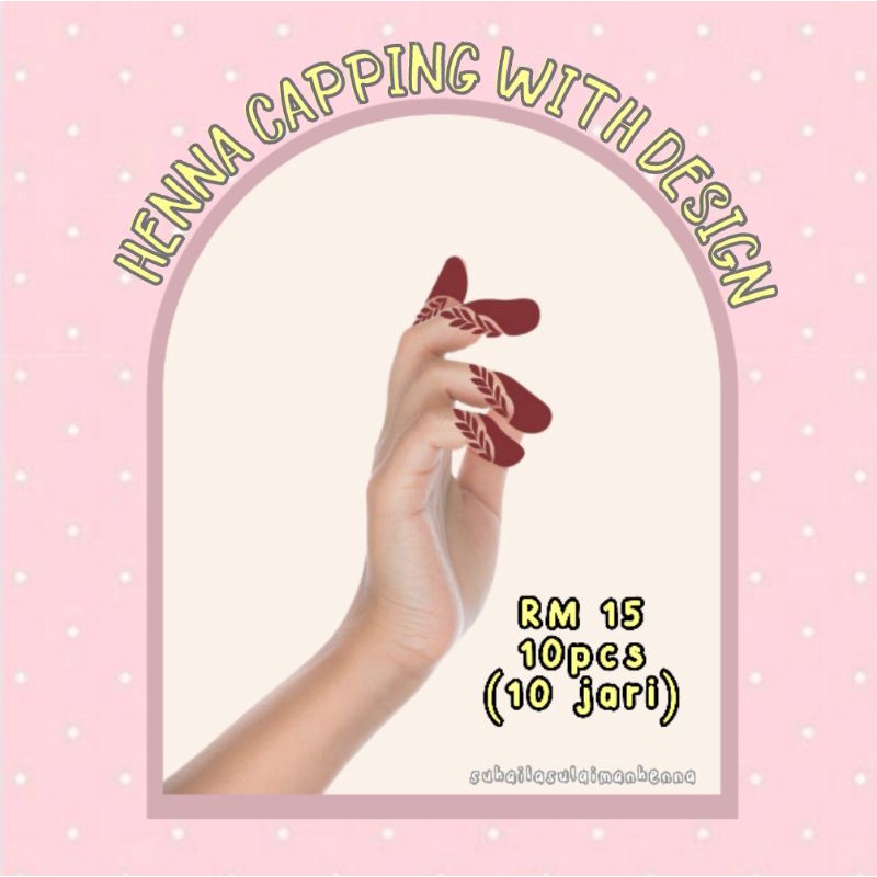 STICKER INAI JARI BERCORAK DAUN | Shopee Malaysia