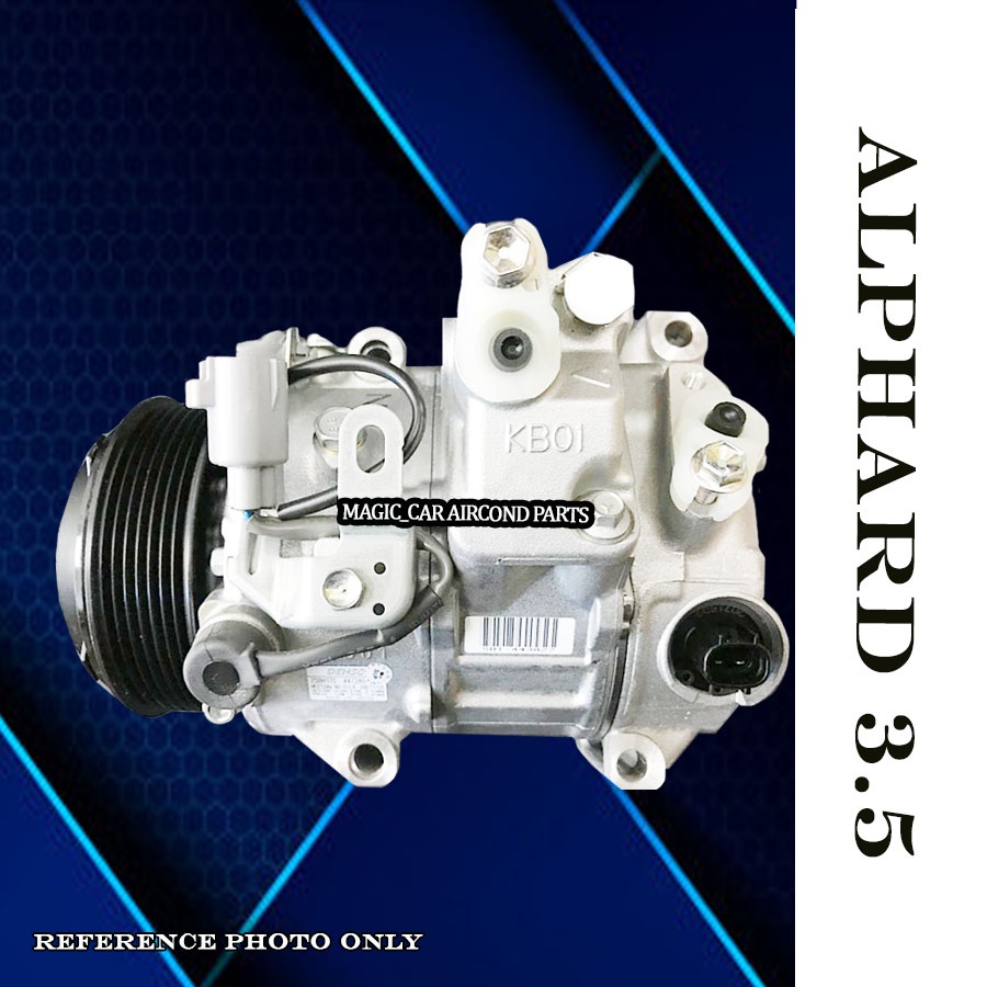 TOYOTA ALPHARD ANH20 2008-2014 YEAR 3.5CC ORIGINAL DENSO ND COMPRESSOR ...