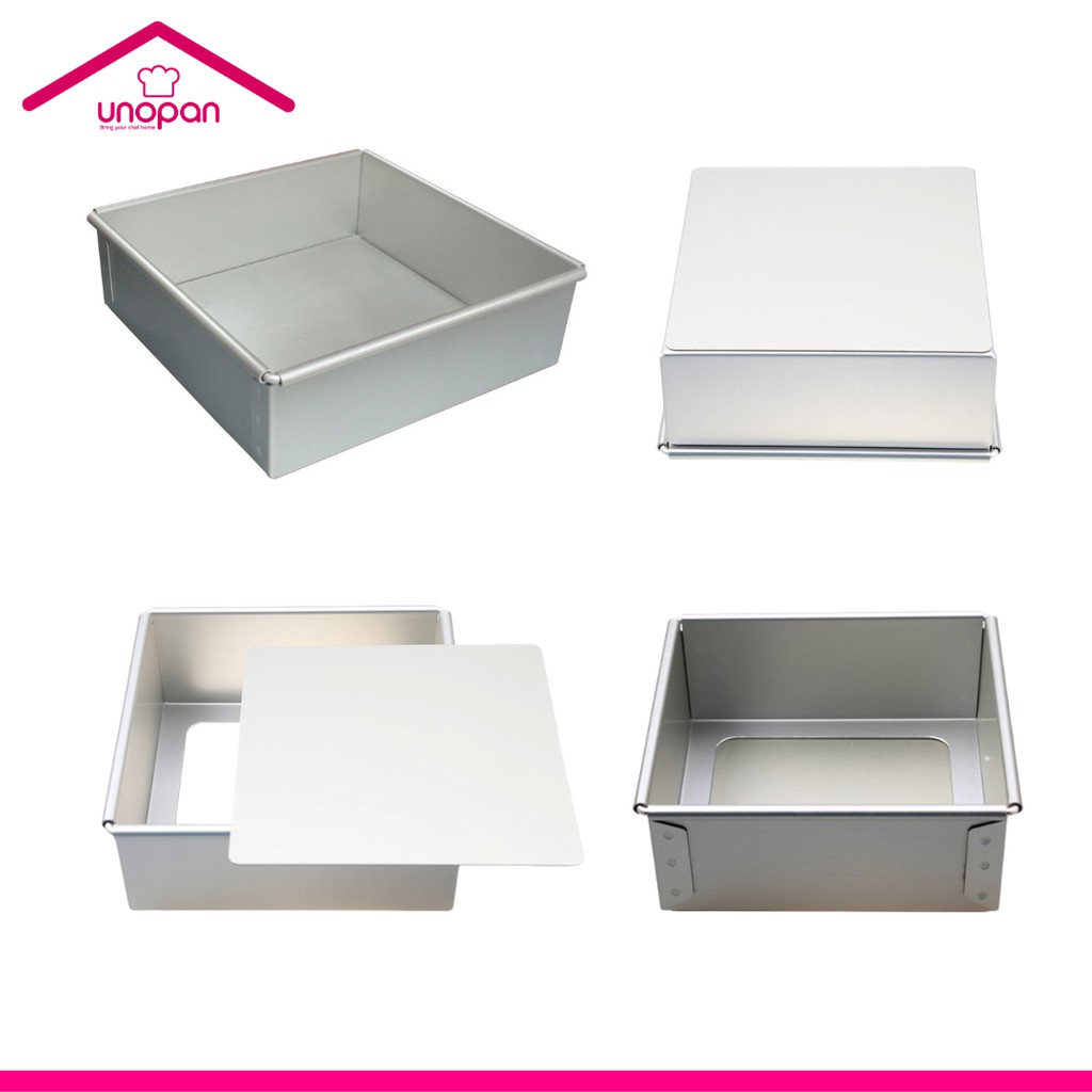 Unopan 15cm Square Cake Pan-Removable Bottom (Anodized)/(UN16235 ...