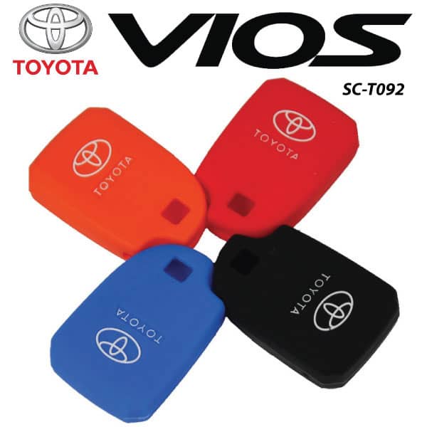 ☞CAR KEY COVER☜ TOYOTA VIOS (2013-2016year)100% SILICONE CAR KEY COVER ...